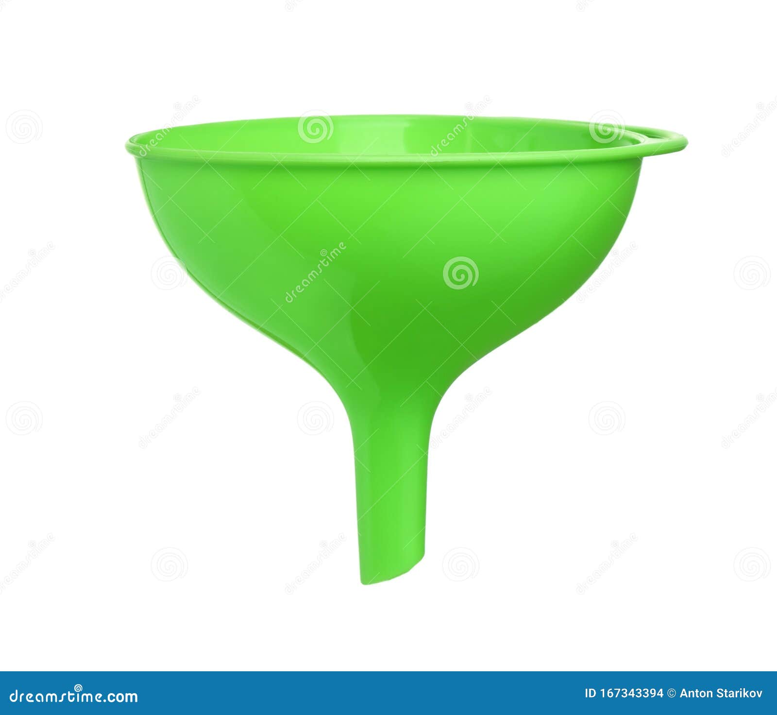 Green plastic funnel stock photo. Image of empty, appliance - 167343394