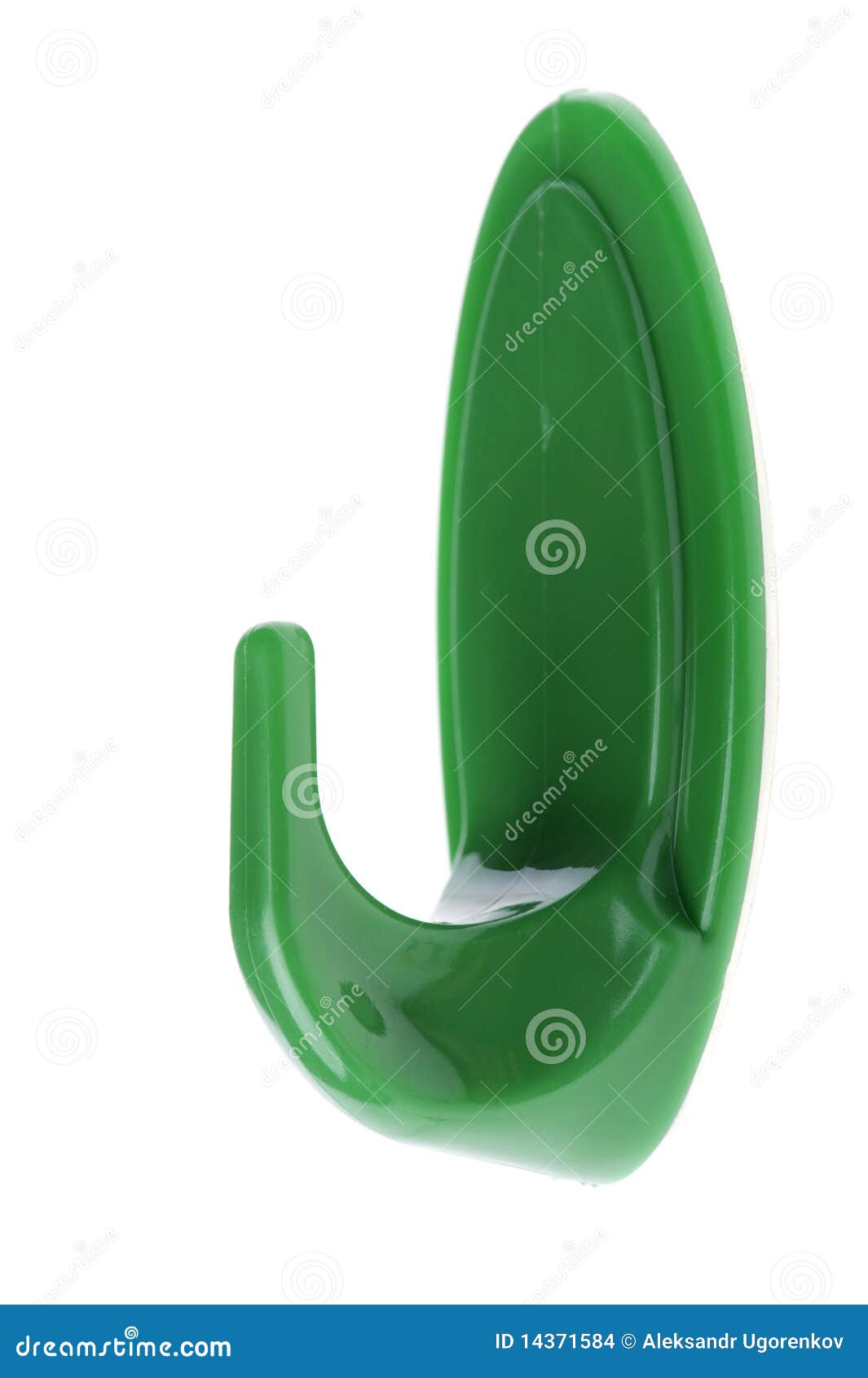 Green plastic hook stock photo. Image of empty, object - 14371584