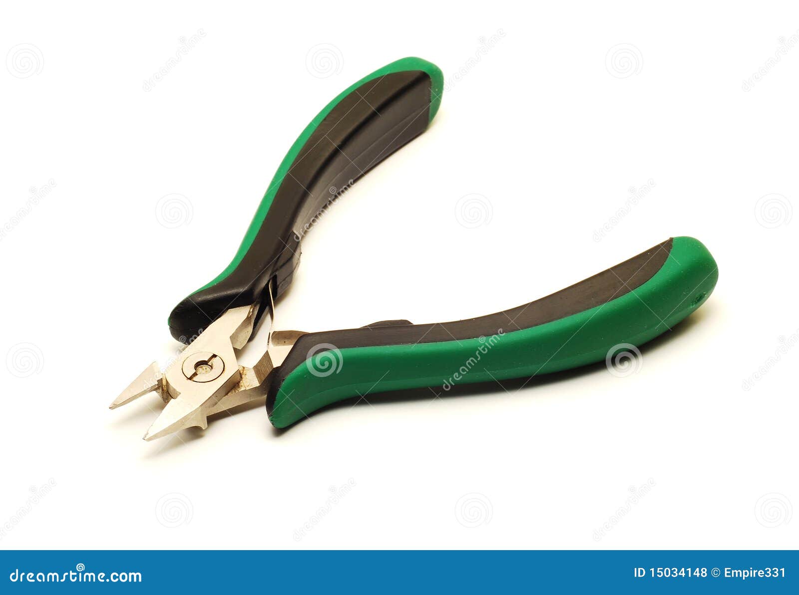 Green pliers stock photo. Image of open, clamp, metal - 15034148