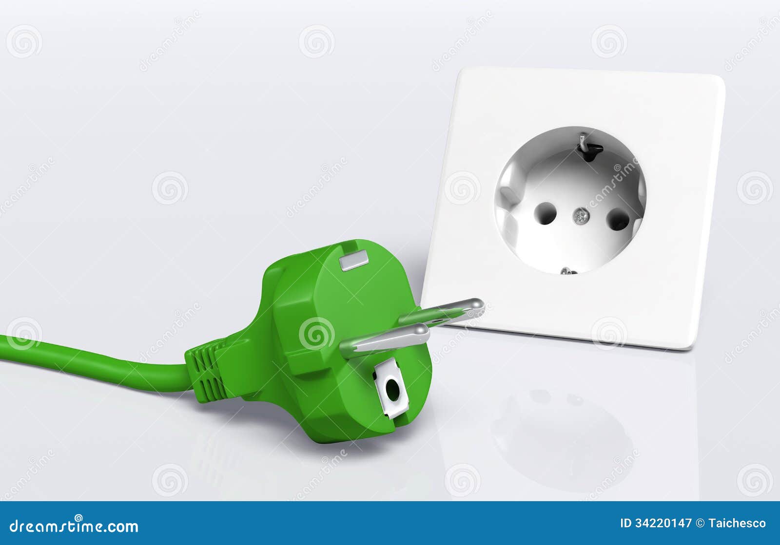 Green plug and socket stock illustration. Illustration of regulations ...