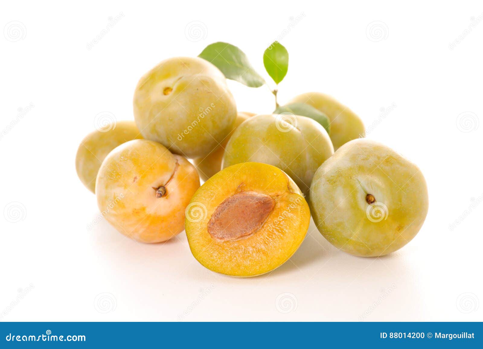 Green plum stock photo. Image of green, food, fruit, fresh - 88014200