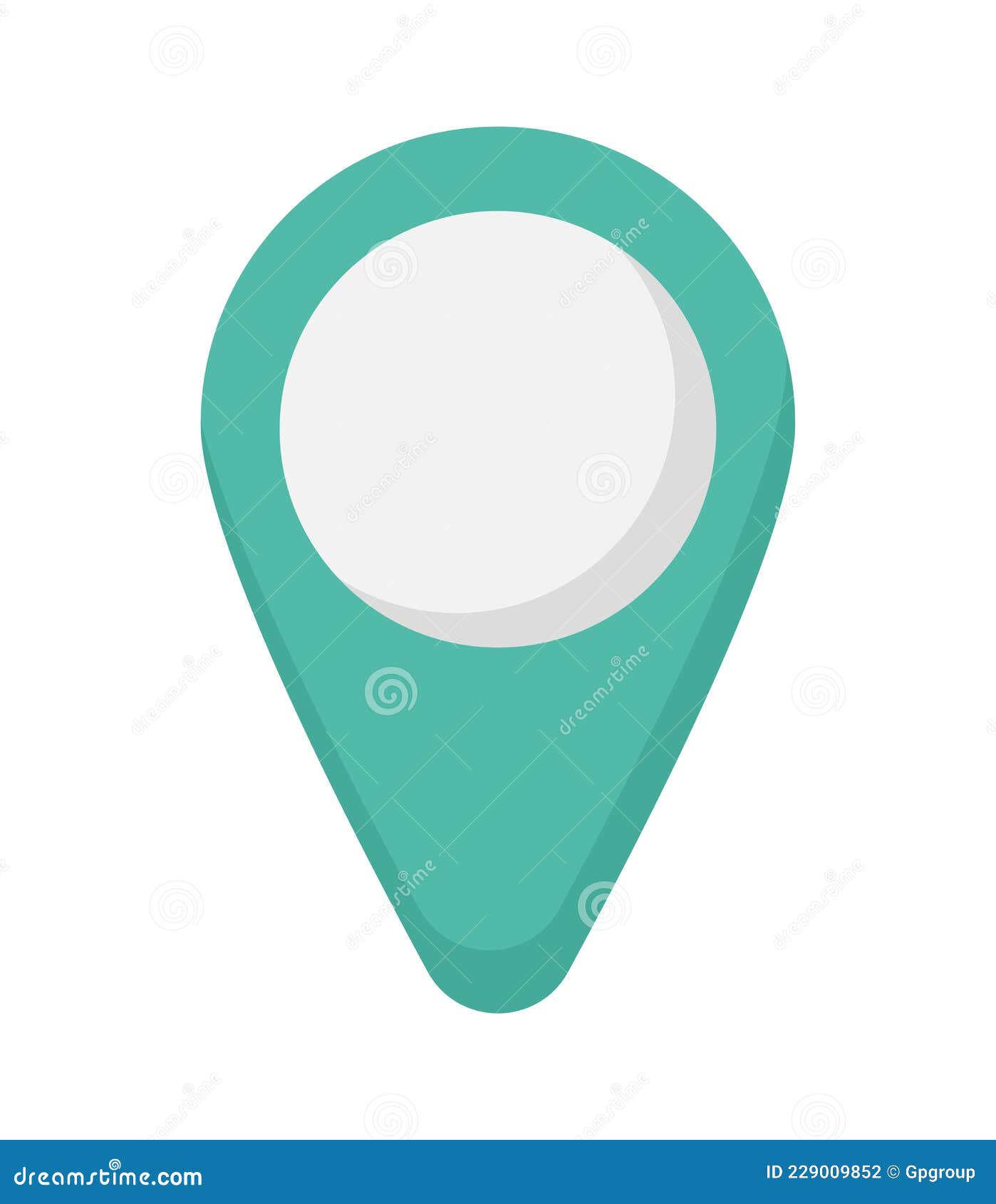 Green point mark stock vector. Illustration of direction - 229009852