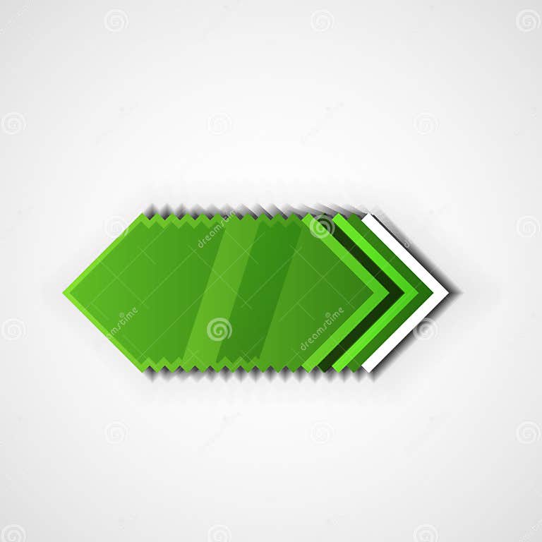 Green pointer stock vector. Illustration of badge, color - 26770203