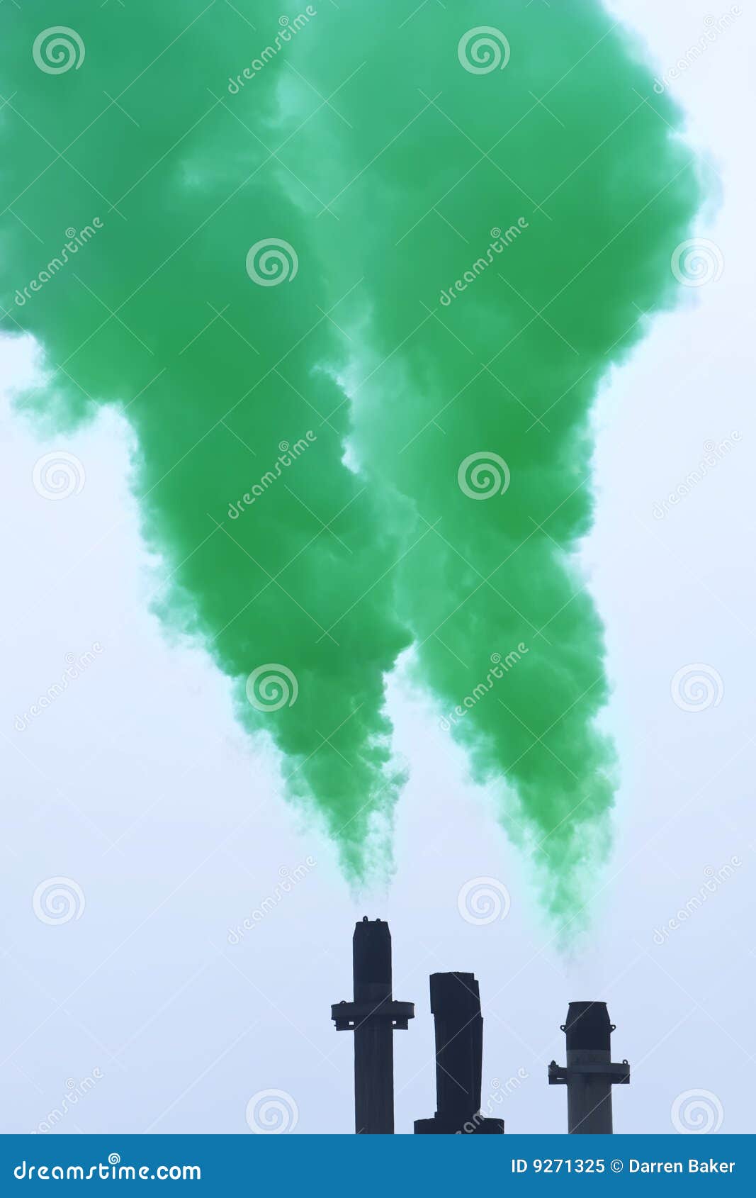 Green Pollution stock image. Image of factory, poisonous - 9271325