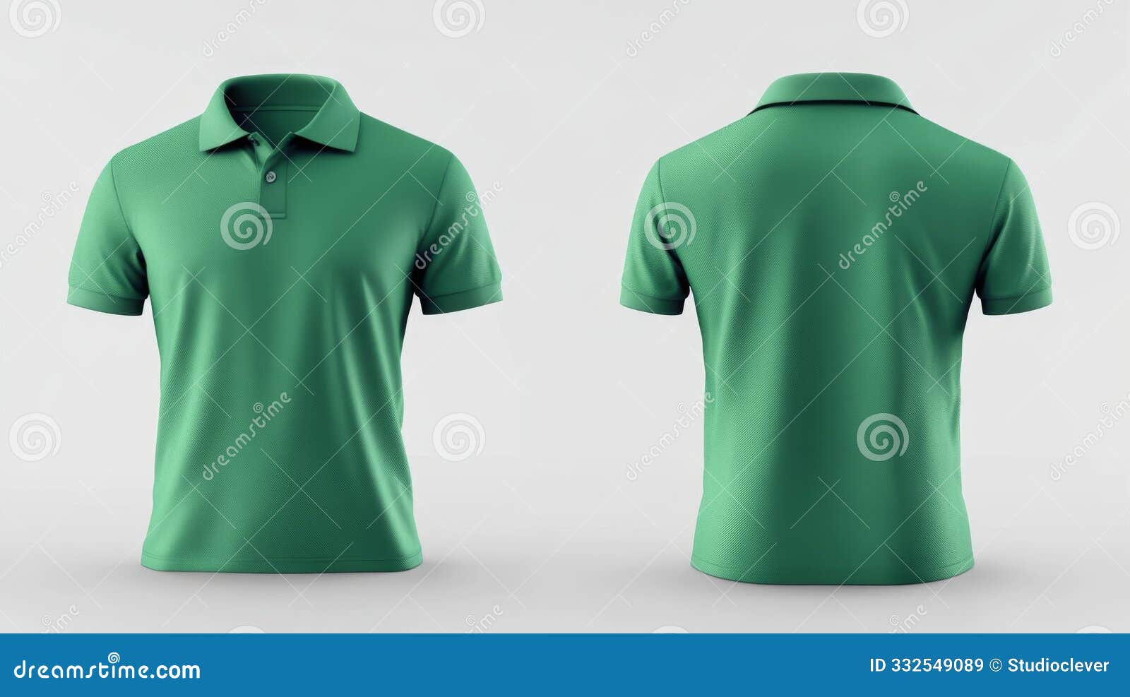 Green Polo Shirt Generative AI Stock Illustration - Illustration of ...