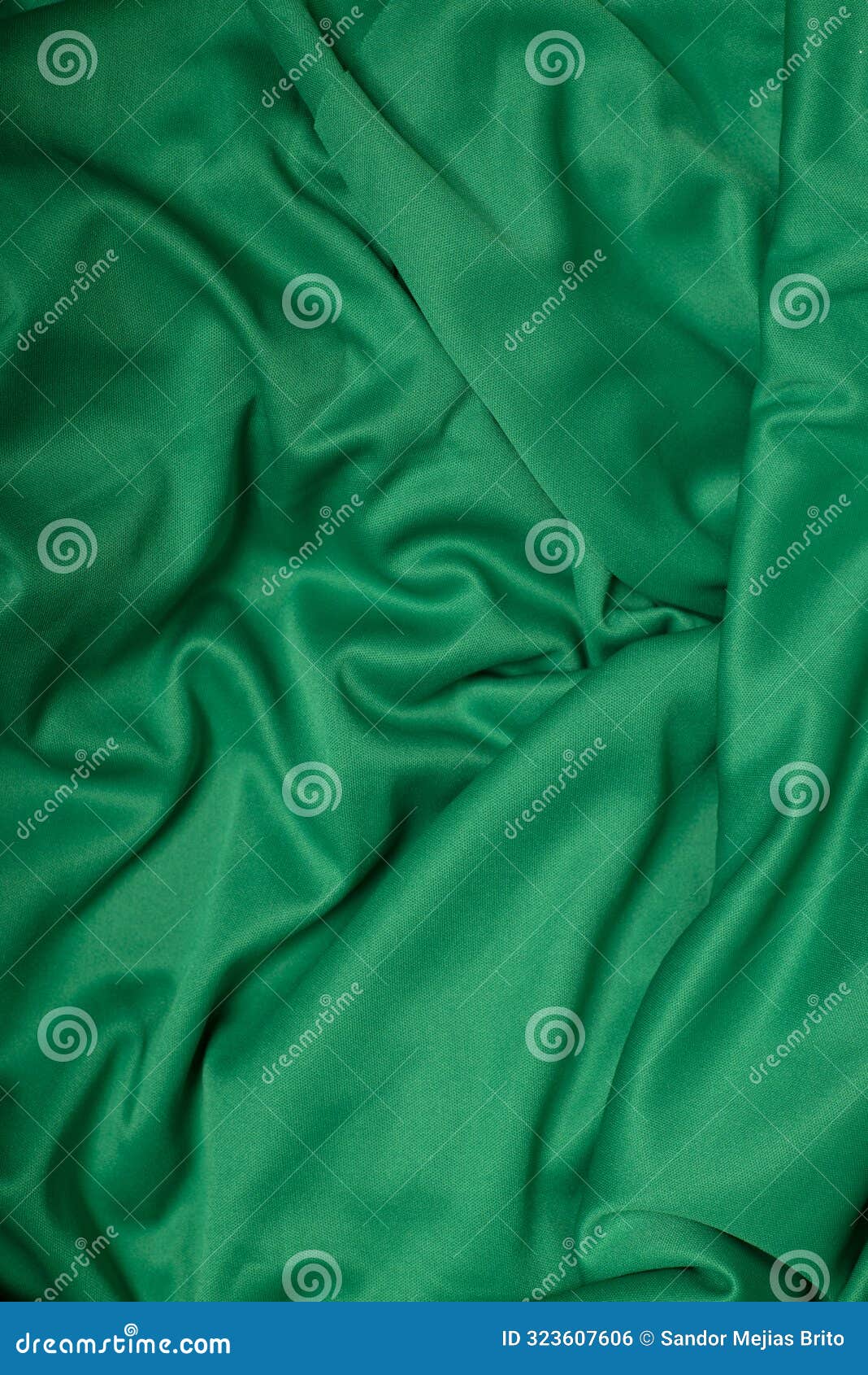 Green Polyester Fabric Texture. Stock Photo - Image of green, textile ...