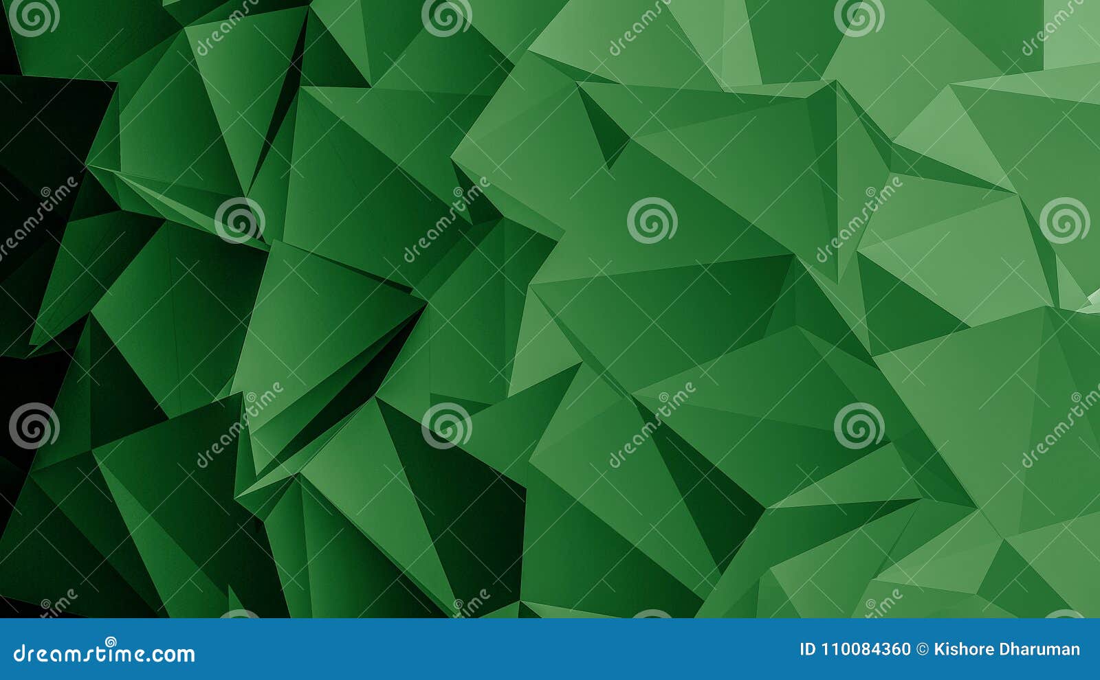 Green Polygon Background stock illustration. Illustration of unique ...