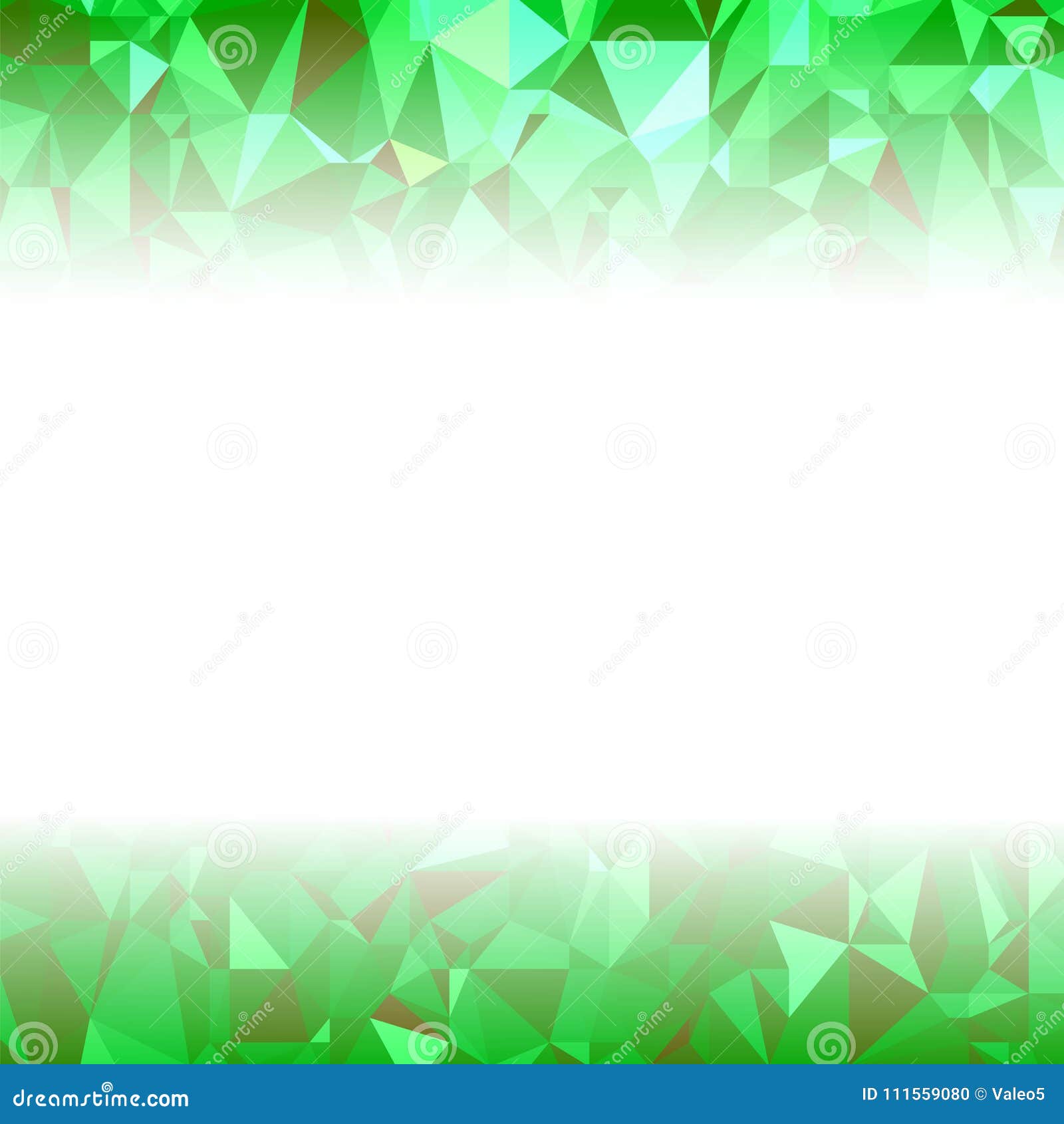 Green Polygonal Background. Rumpled Triangular Pattern Stock ...