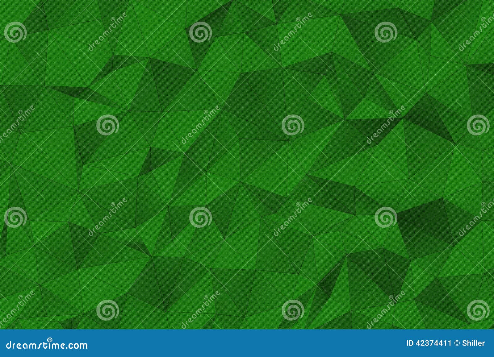 Green Polygonal Surface stock illustration. Illustration of growth ...