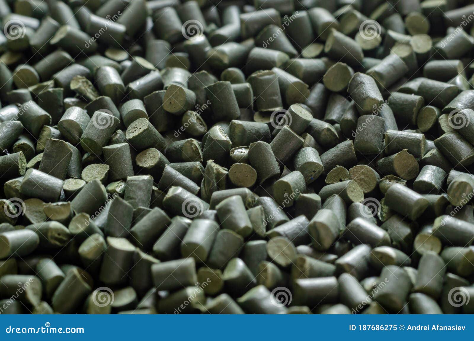 Green Polymer Dye in Granules, Background Texture Stock Image - Image ...