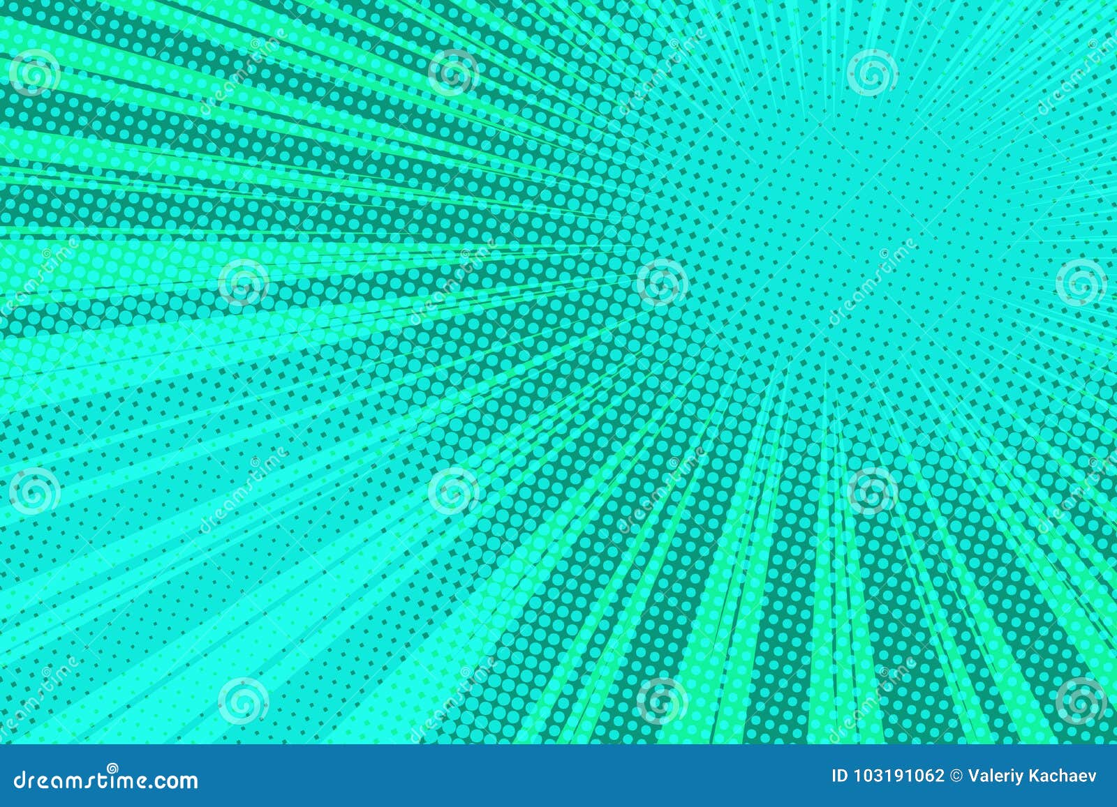 Green Pop Art Rays Background Stock Vector - Illustration of glow ...