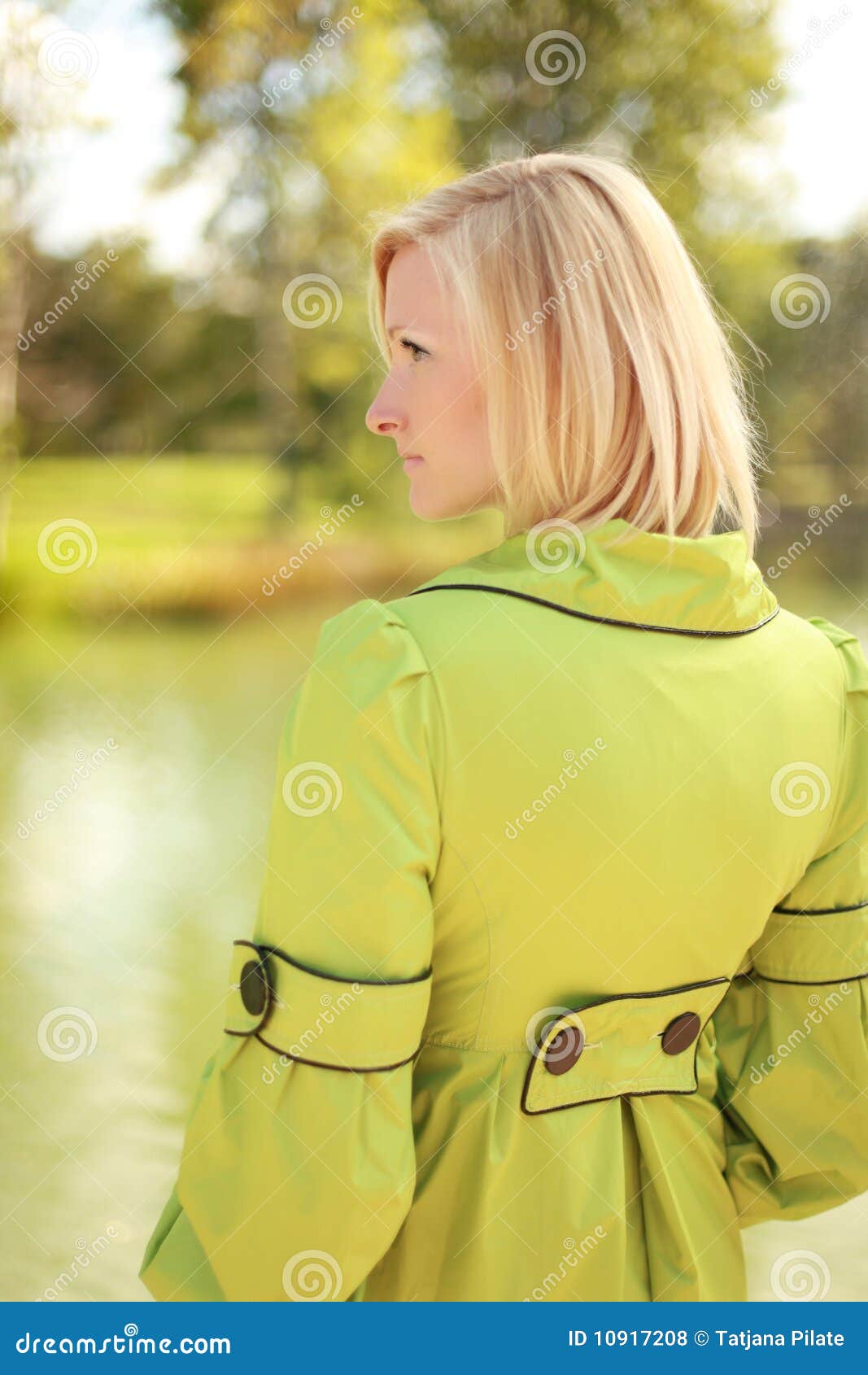 Green portrait stock photo. Image of female, relaxation - 10917208