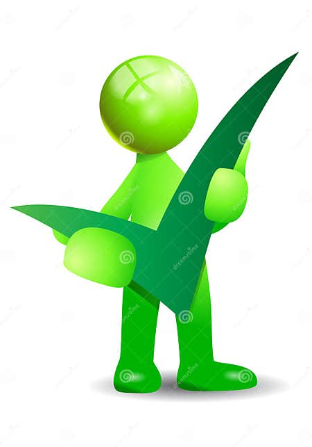 Green positive symbol stock illustration. Illustration of cartoon ...