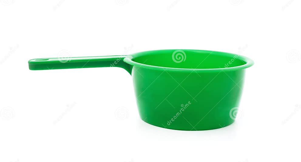 Green pot with long handle stock image. Image of dishware - 305813587
