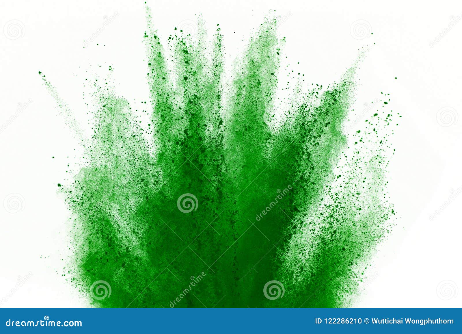 Green Explosion Background