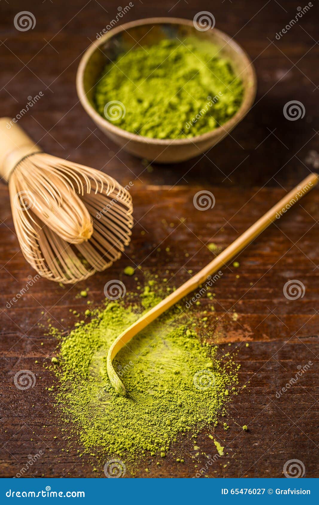 Green powder tea stock image. Image of gourmet, drink - 65476027