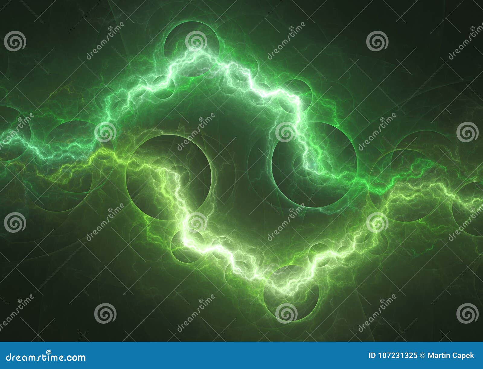 Green Power, Electrical Plasma Stock Photo | CartoonDealer.com #107231325