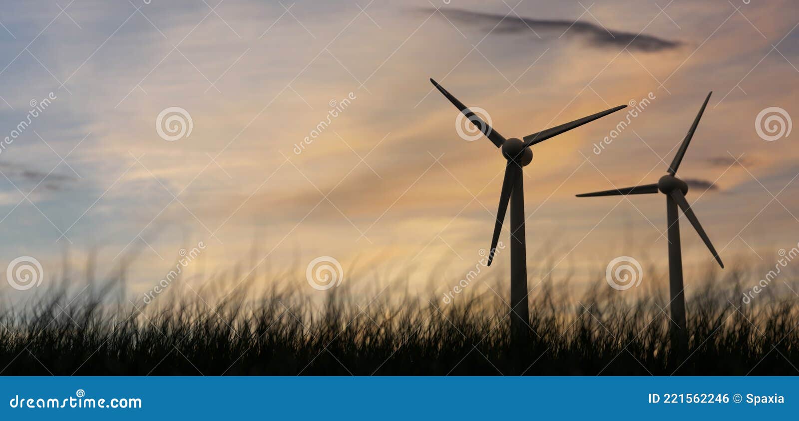 Green Power Generation.Wind Turbine Stock Photo - Image of electricity ...