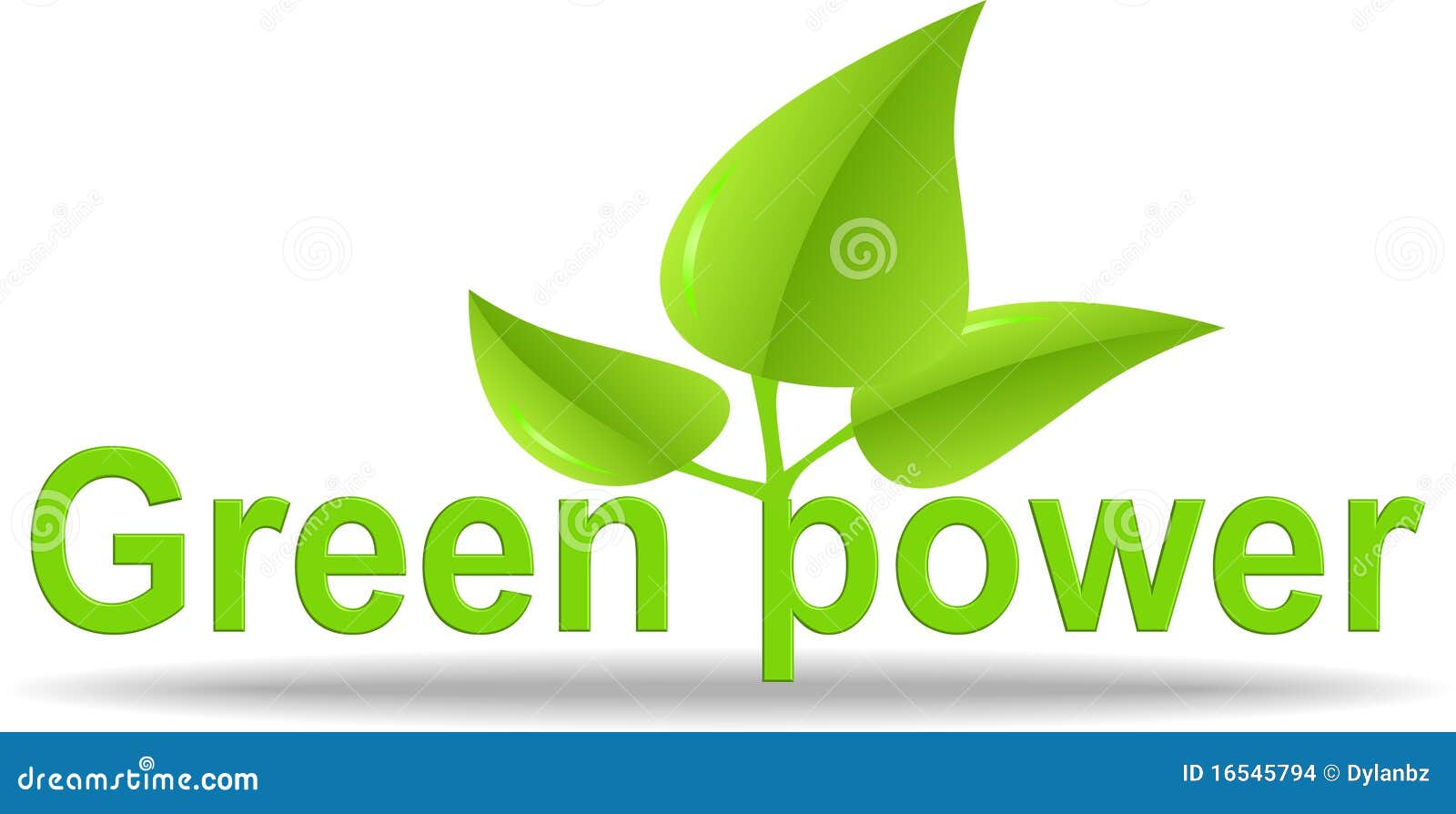 Green power illustration stock vector. Illustration of earth - 16545794
