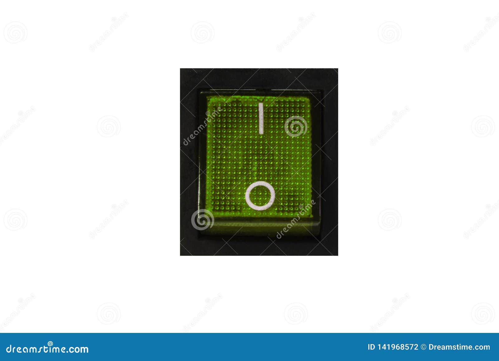 Green power switch on off stock photo. Image of electricity - 141968572