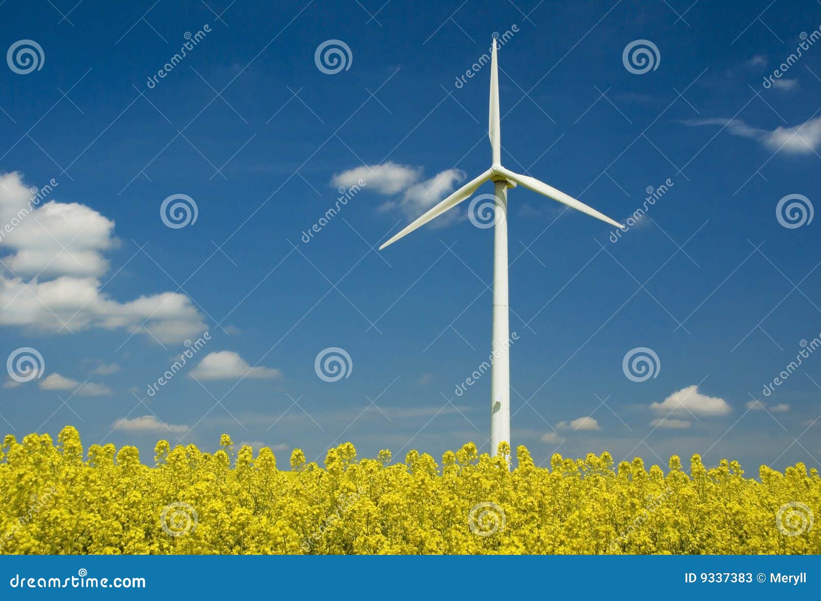 Green Power Windmill Windturbine 库存图片 - 图片 包括有 背包, 春天: 9337383