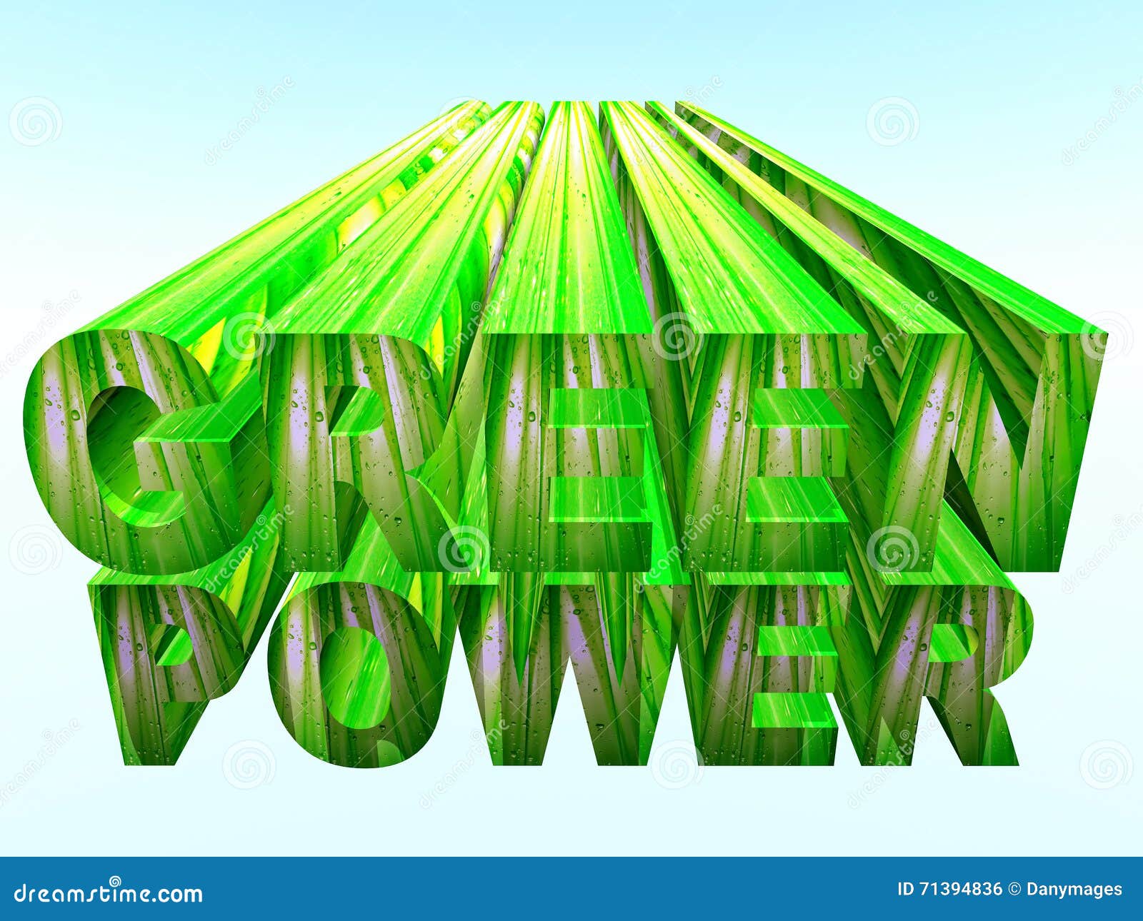 Green power stock illustration. Illustration of environmental - 71394836