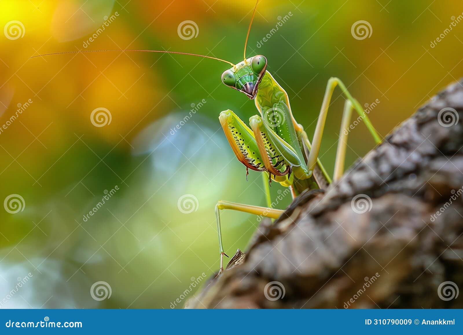 Green Praying Mantis Kung Fu Insect Vector Illustration Transparent ...