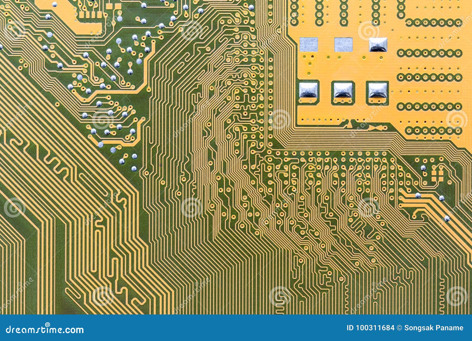 Circuit Board Integrated on Computer Stock Photo - Image of electronic ...