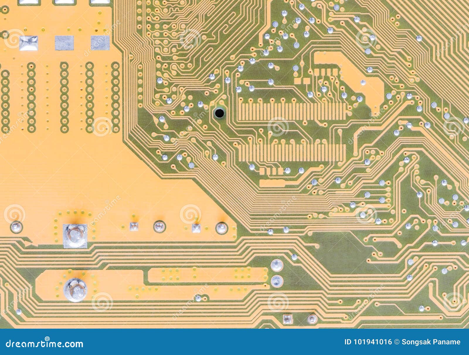 Circuit Board Integrated on Computer Stock Photo - Image of ...