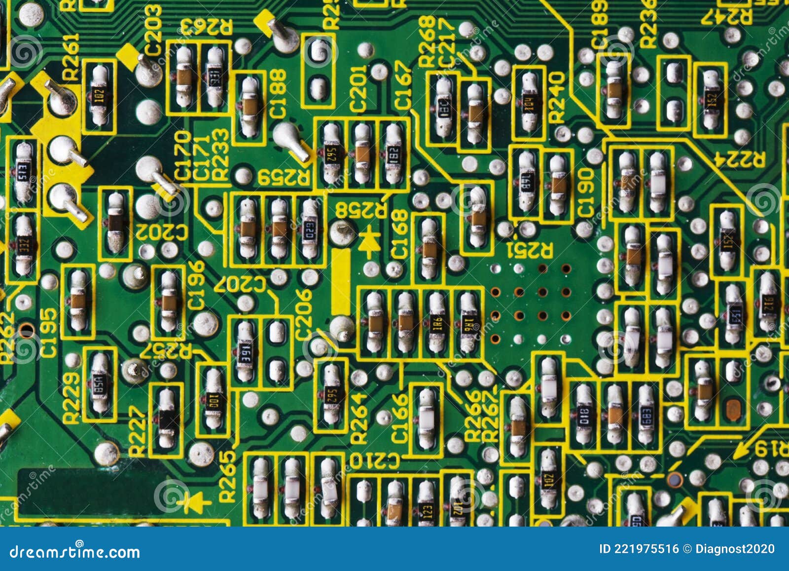 Green Printed Circuit Board PCB with Chip Texture or Background ... Green Printed Circuit Board PCB with Chip Texture or Background ...