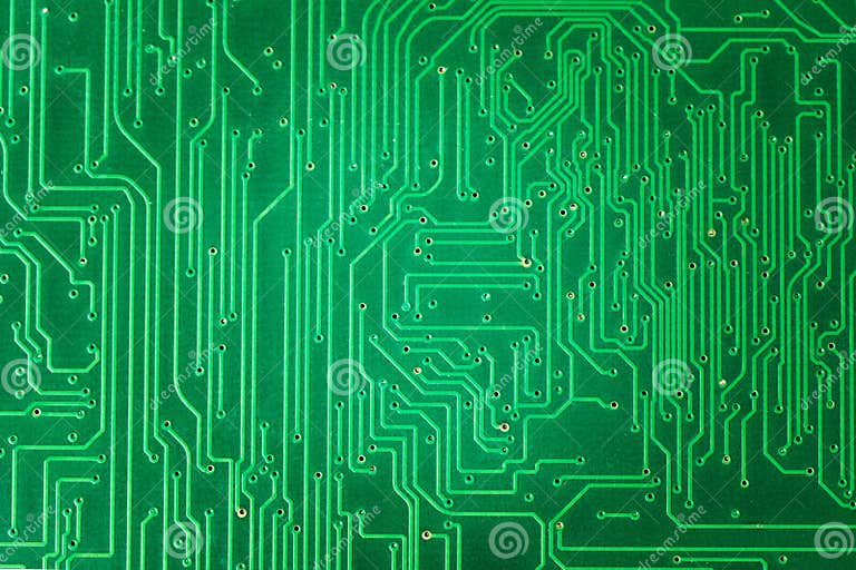 Green Printed Circuit Board PCB Texture or Background Stock Image ...