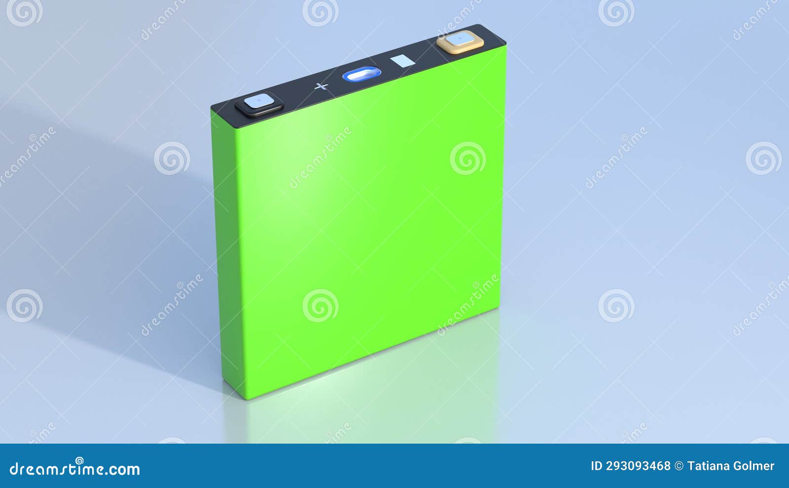 Green Prismatic Cell, Rectangular Lithium Ion Phosphate LFP Battery ...