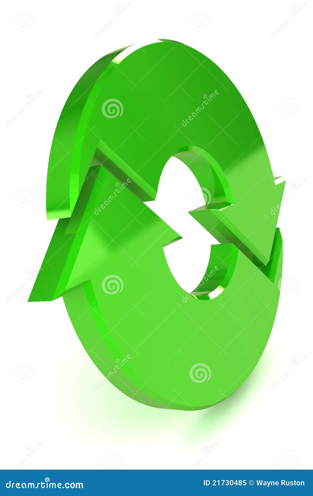Green Process Arrow stock illustration. Illustration of direction ...