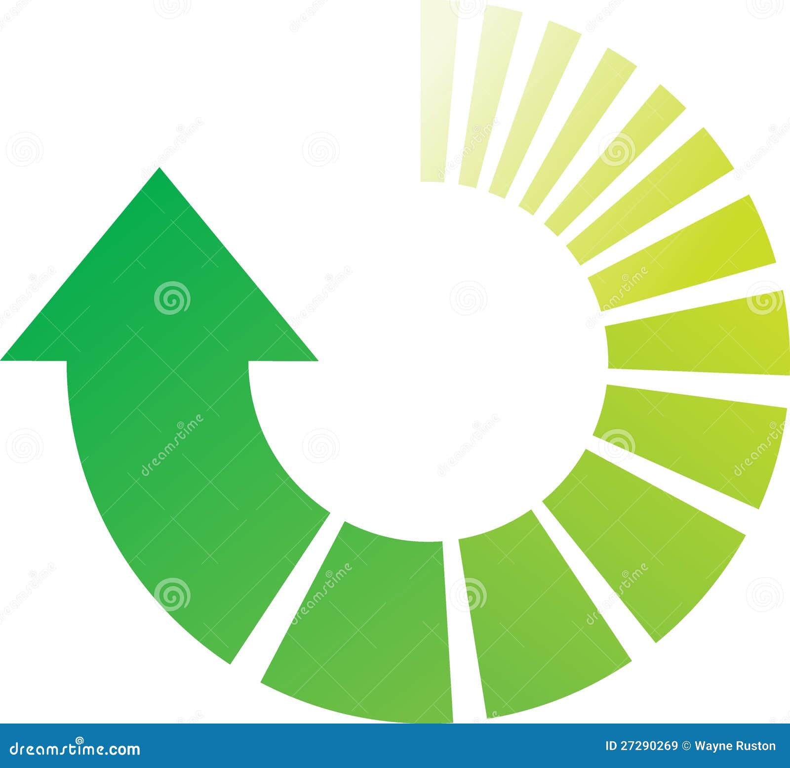 Green Process Arrow Stock Photography | CartoonDealer.com #21674366