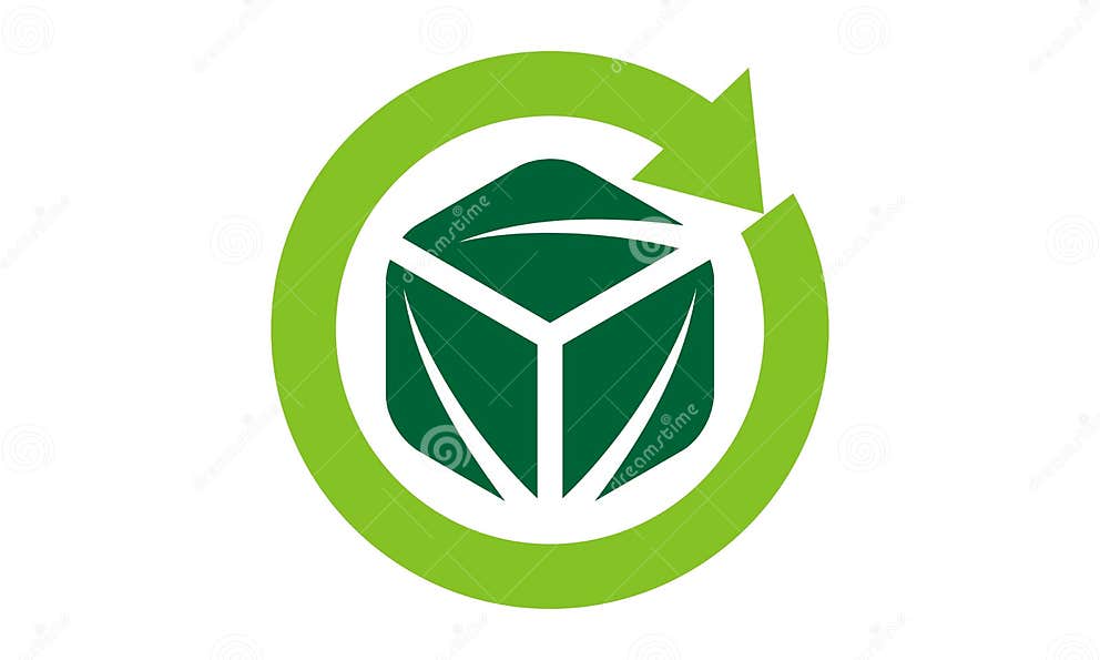 Green Project Logo Design Template Stock Vector - Illustration of ...