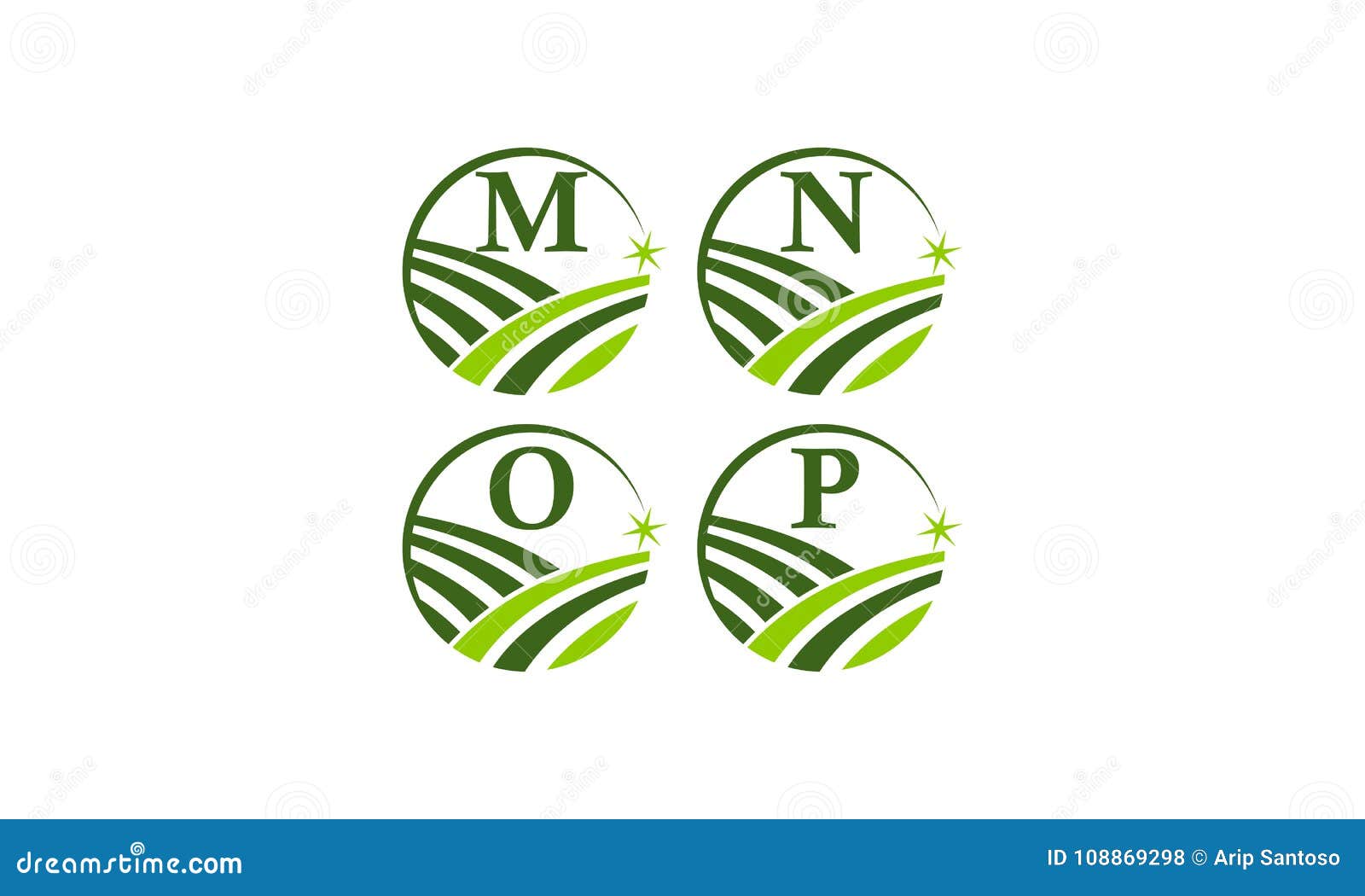 Green Project Solution Set stock vector. Illustration of fresh - 108869298