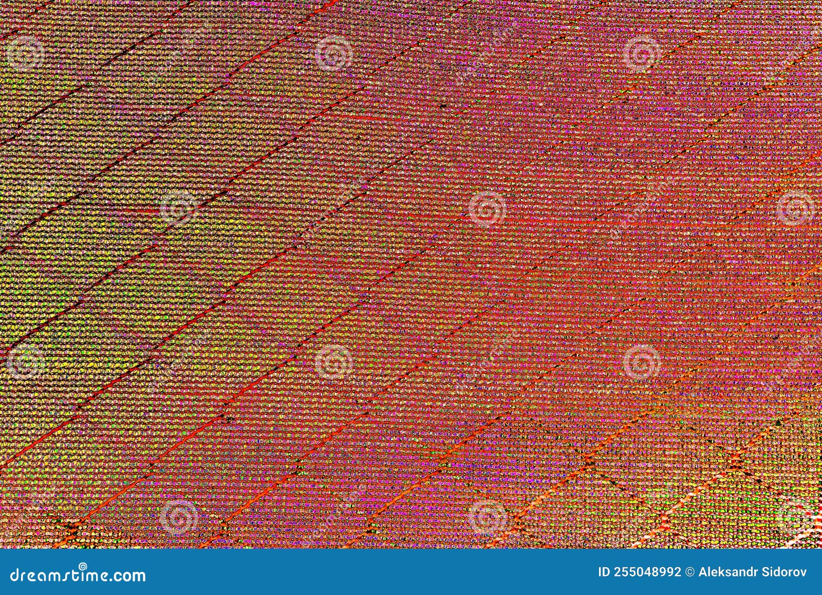 Green Protective Facade Mesh for Work on a Construction Site Close-up ...