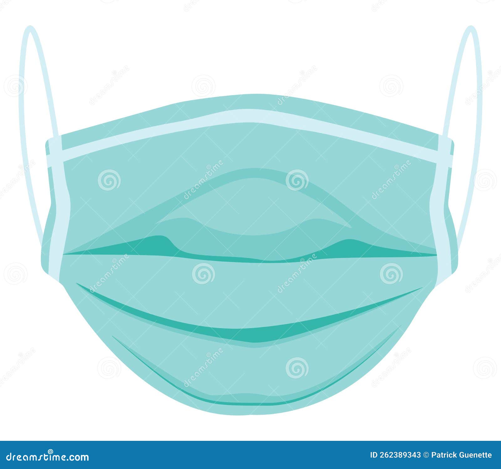 Green Protective Mask, Icon Stock Vector - Illustration of background ...