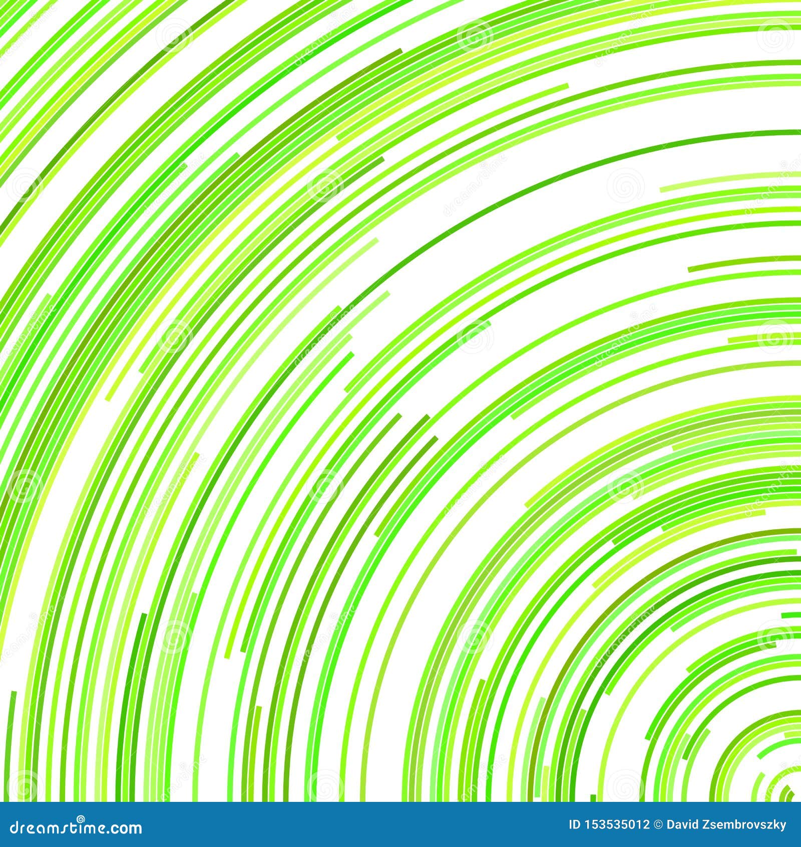 Green Psychedelic Abstract Background from Concentric Circular Lines ...