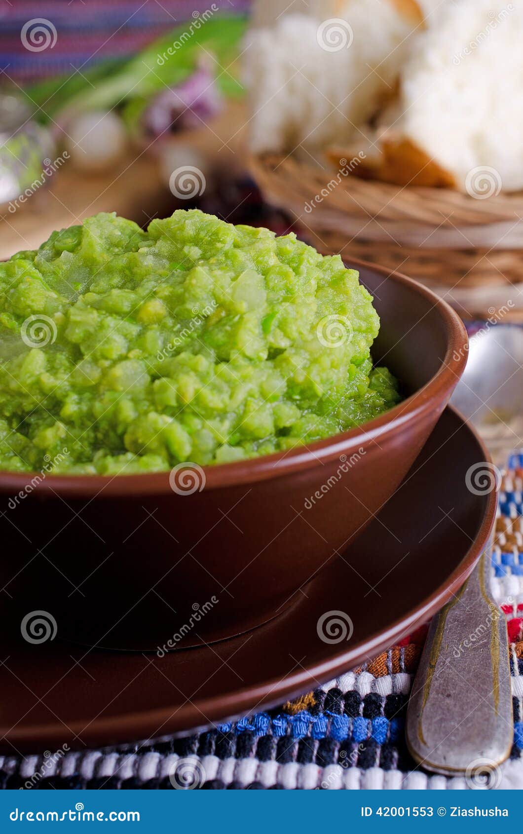 Green puree stock image. Image of garnish, refreshment - 42001553