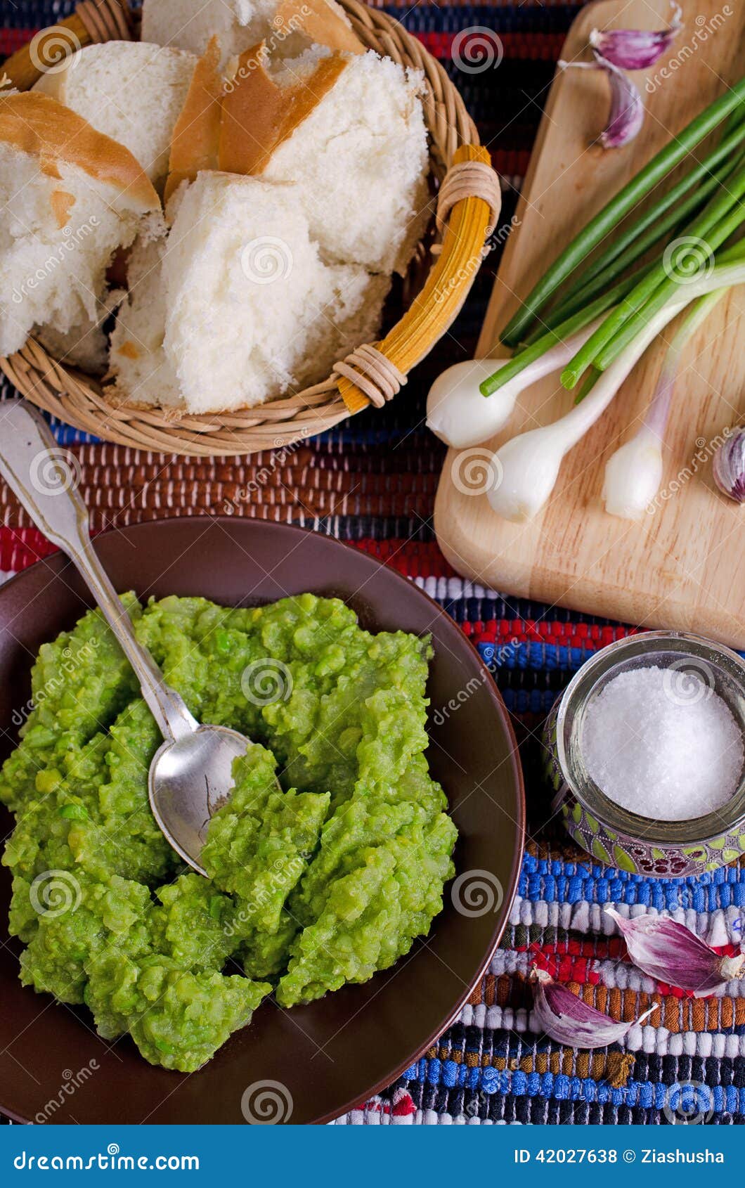Green puree stock photo. Image of organic, onion, green - 42027638