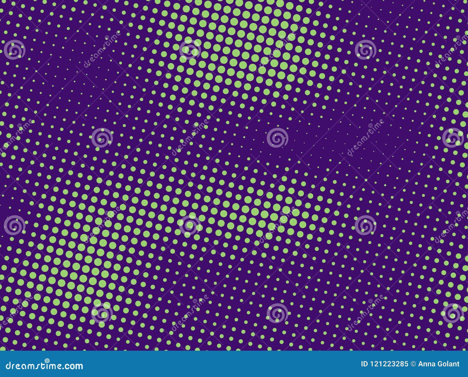 Green-purple Halftone Background. Digital Gradient Stock Vector ...