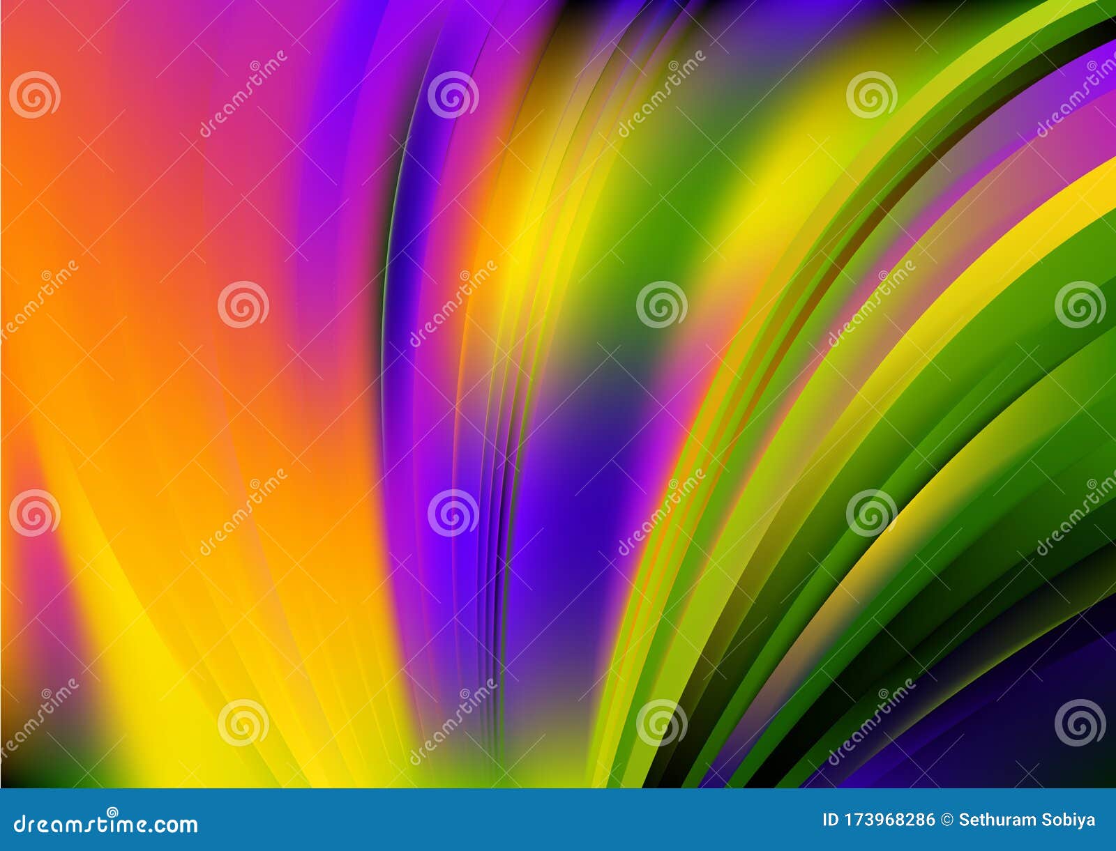 Green Purple Multicolor Background Vector Illustration Design Stock ...
