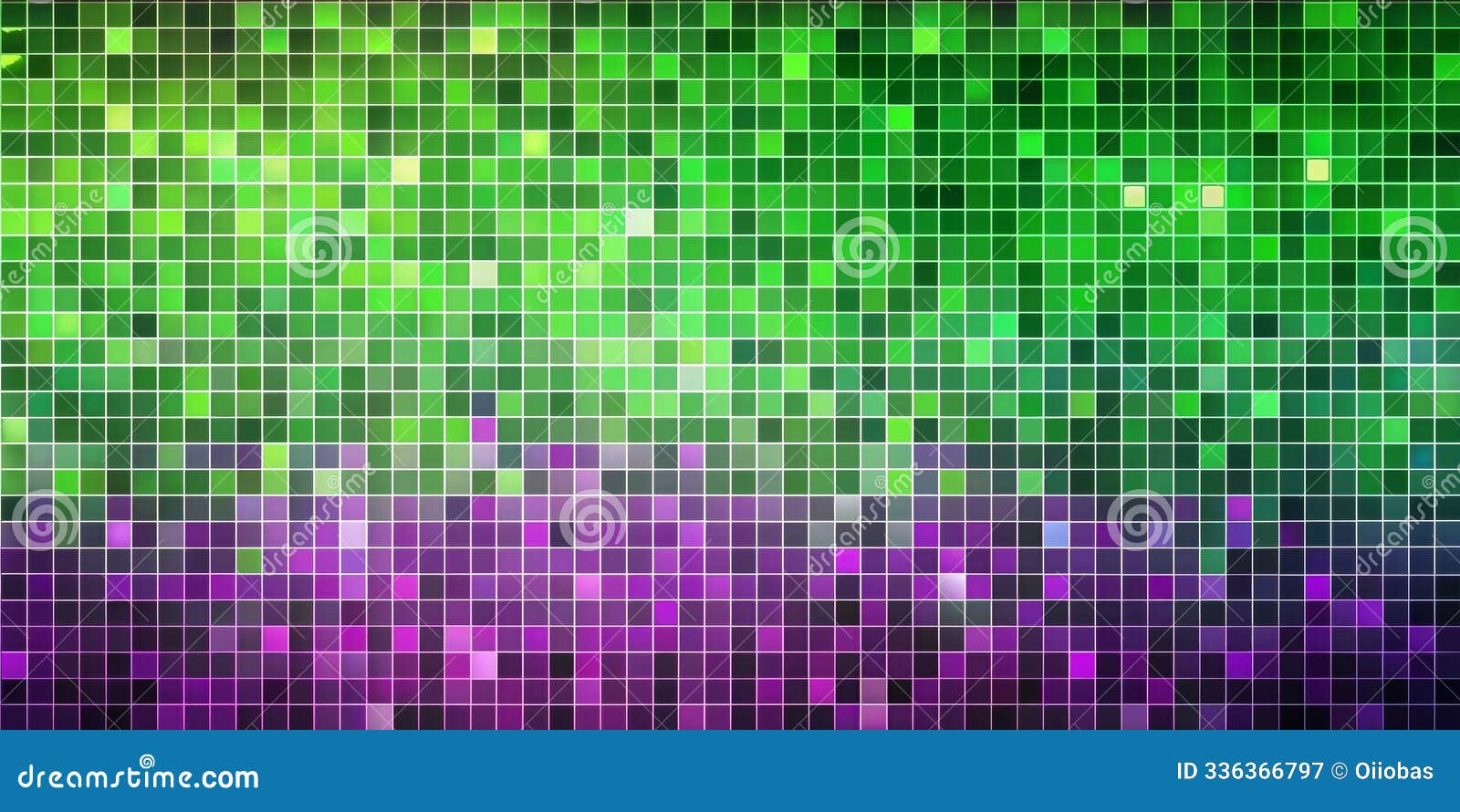Green and Purple Pixelated Gradient Abstract Digital Mosaic Stock ...