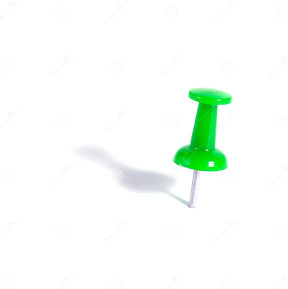 Green push pin stock photo. Image of clip, tack, macro - 11916776