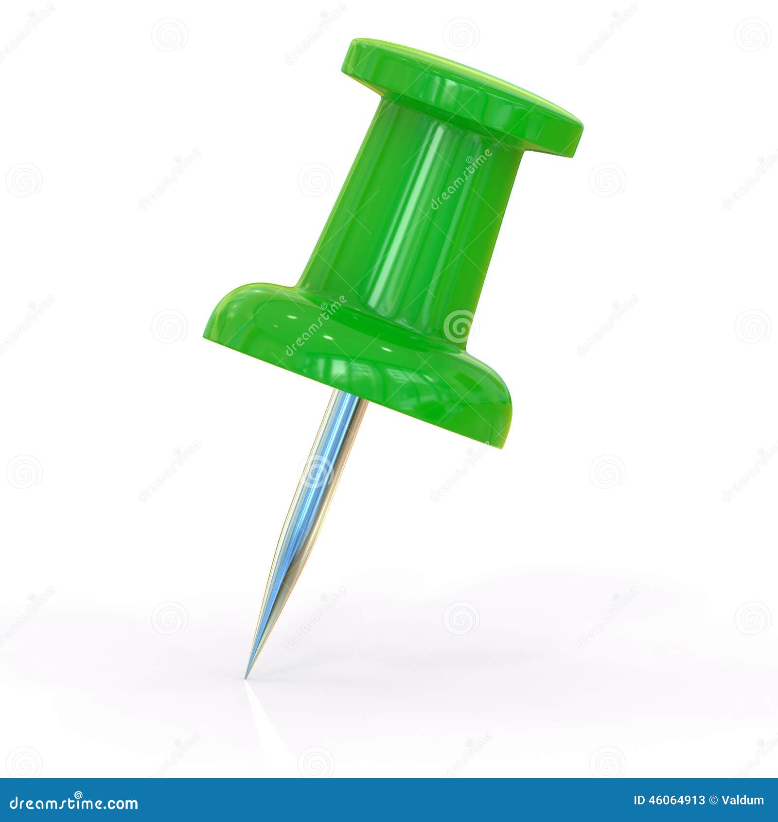 Green push pin stock illustration. Illustration of food - 46064913