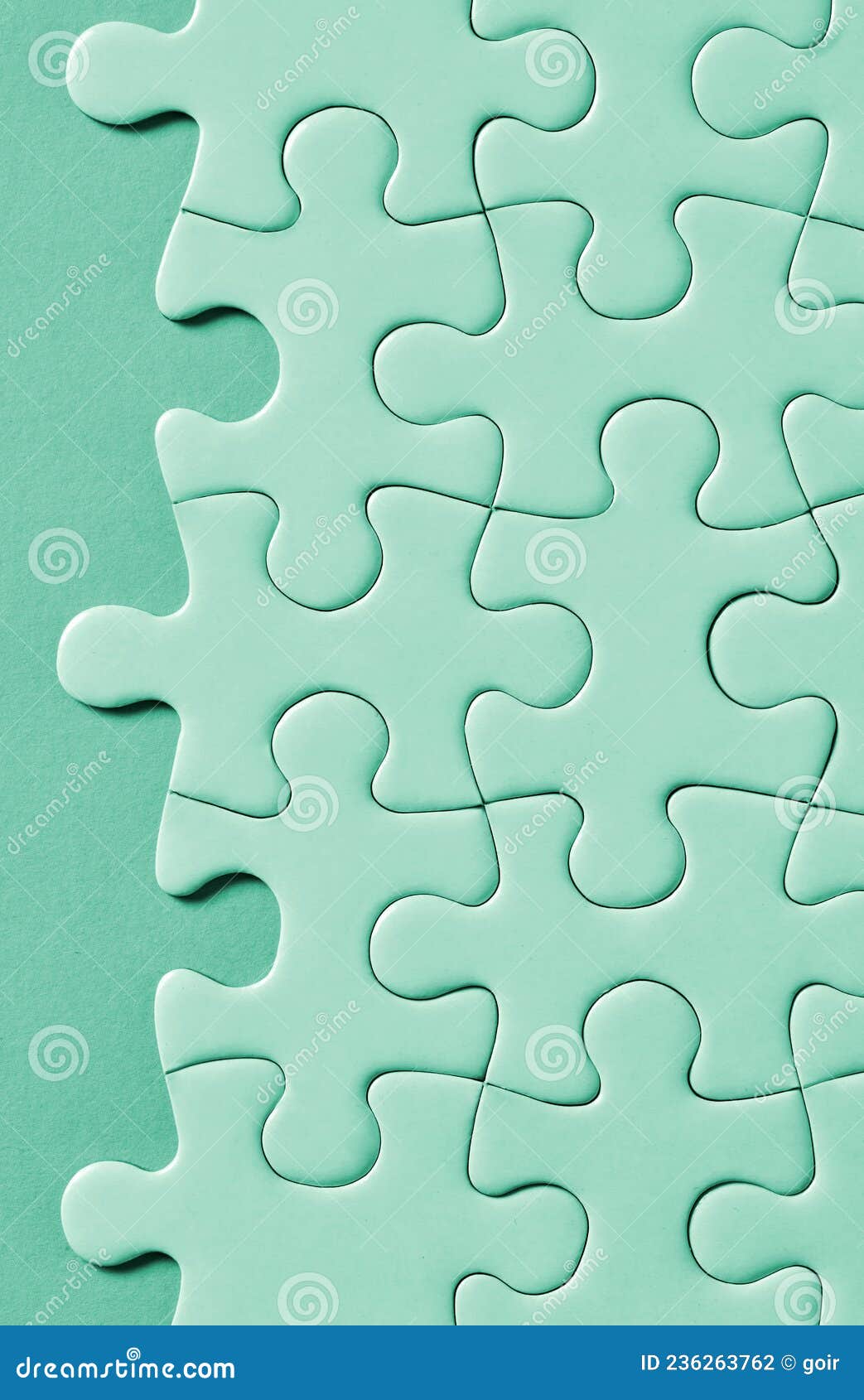 Green puzzle background stock photo. Image of finishing - 236263762