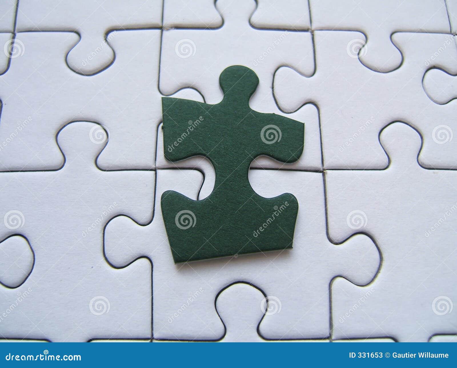 Green puzzle piece stock image. Image of backdrop, childrens - 331653
