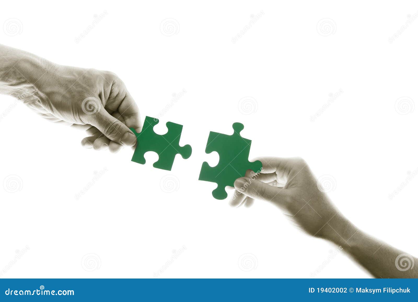 Green puzzles connection stock photo. Image of power - 19402002