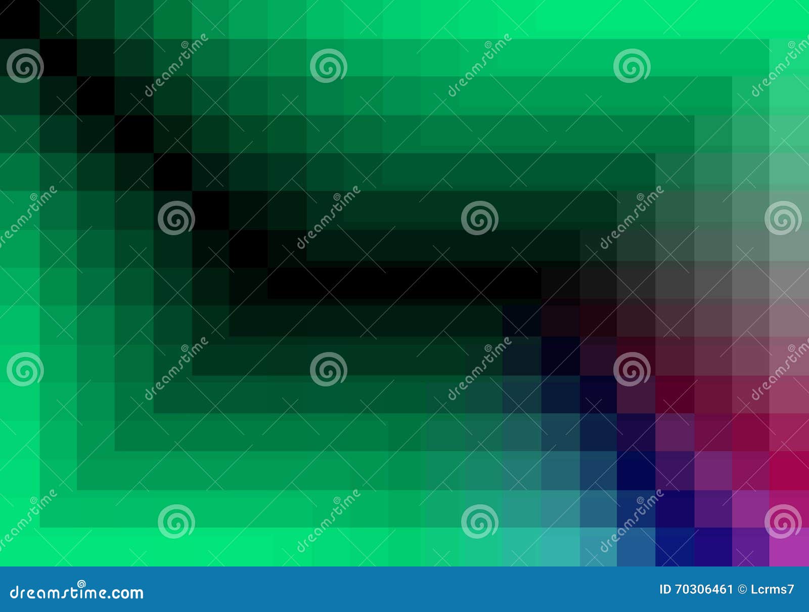 Green Quadratic Pattern in Color Geometric Stock Illustration ...